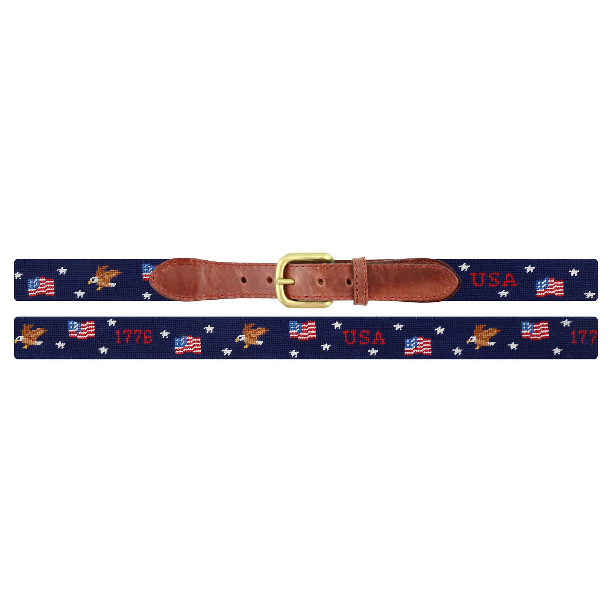 Americana Pattern Belt (Dark Navy) – John Craig