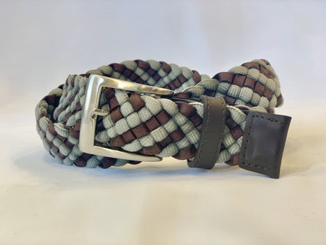 Leather and Cloth Braided Belt – John Craig